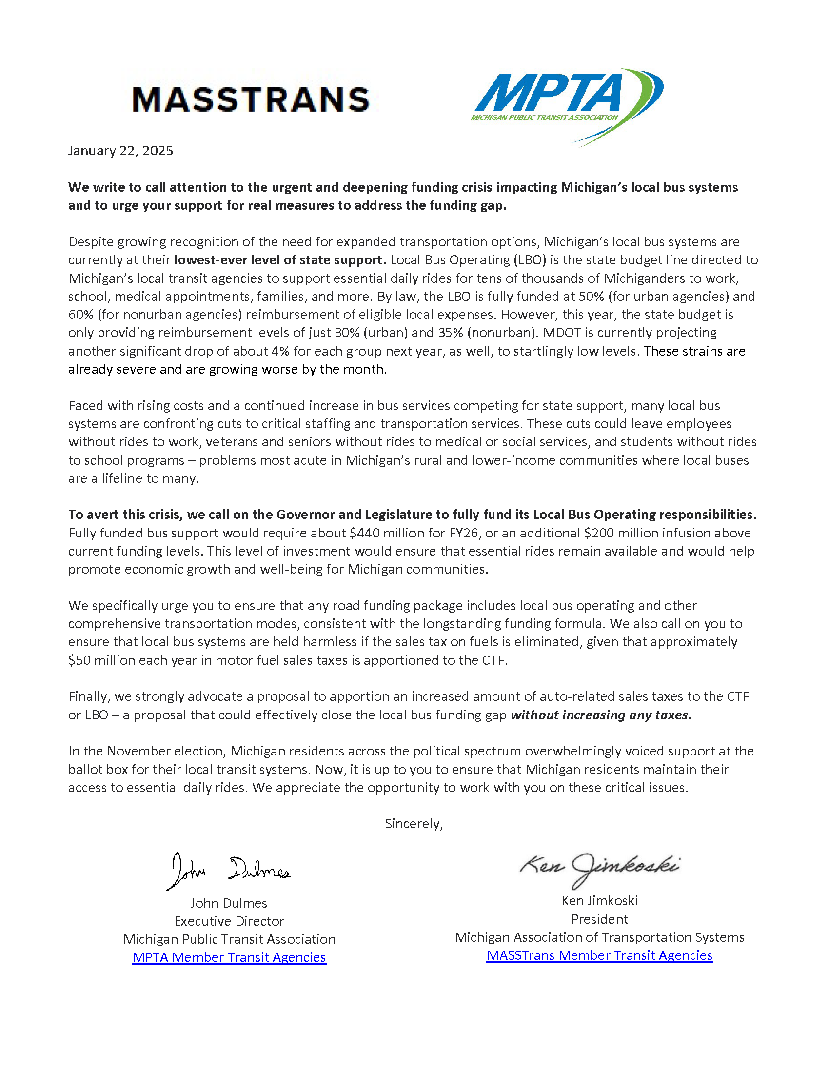 Michigan Transit Groups Call for State to Avert Local Bus Budget Crisis ...